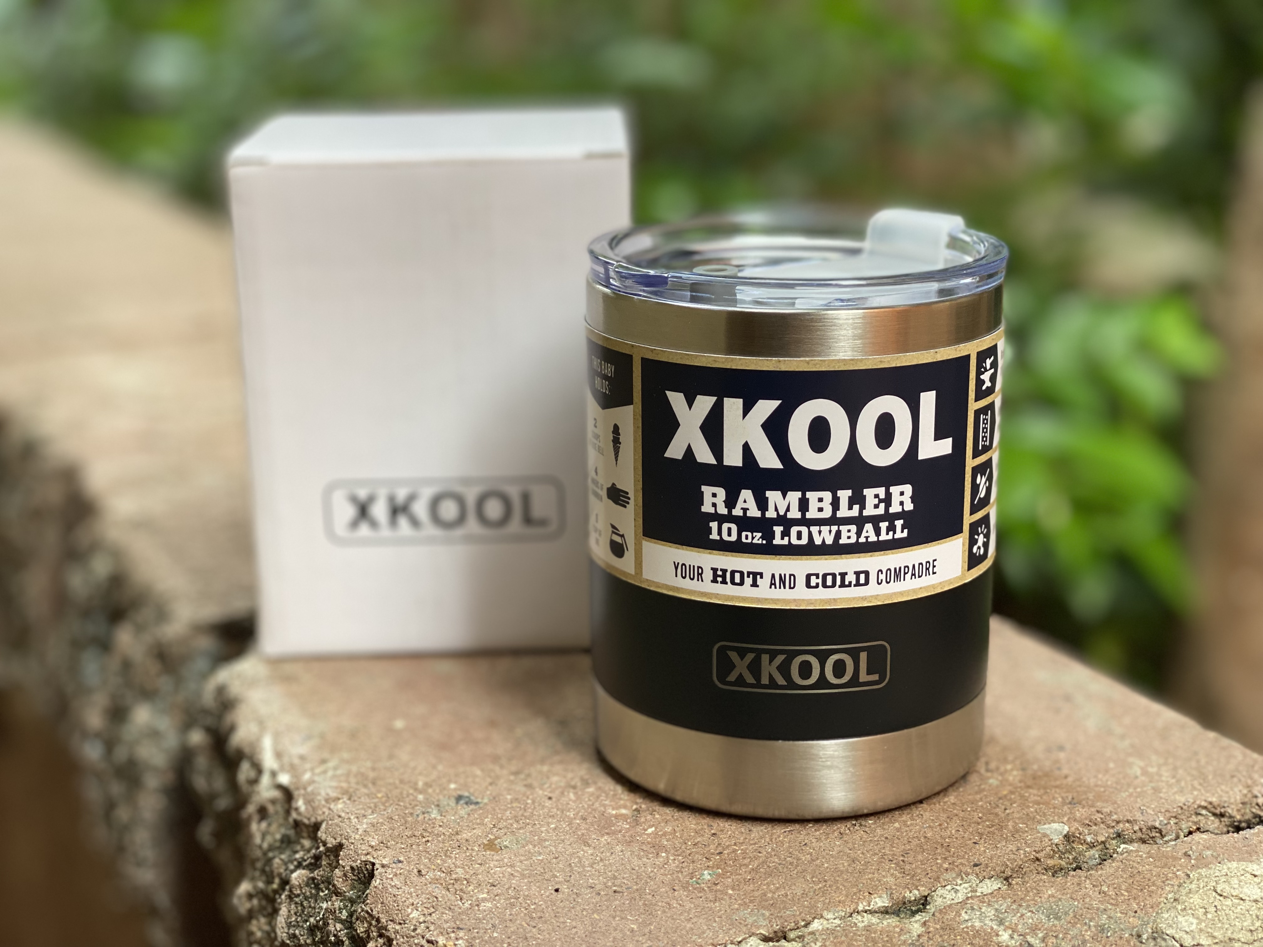 แก้ว xkool กระติกน้ำ ขนาด 10Oz แก้วเก็บอุณหภูมิความเย็น,ร้อน สีพื้นแบบหนา เนื้อแก้วเป็นสแตนเลส ...