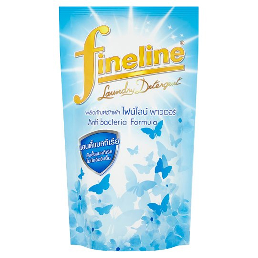 [ซื้อ 1 แถม 1] FINELINE ไฟน์ไลน์ น้ำยาซักผ้า – ถุงเติม 400 มล. – สีฟ้า ...