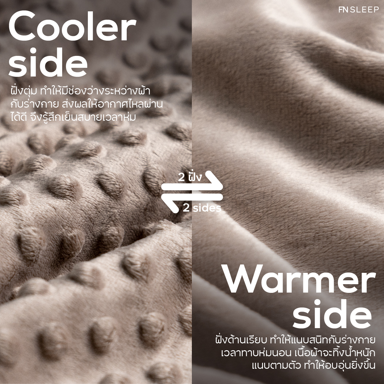 FN King Size PRIM ผ้าห่ม ผ้าห่มไมซิไฟน์ bubble blanket รุ่น Classic ...