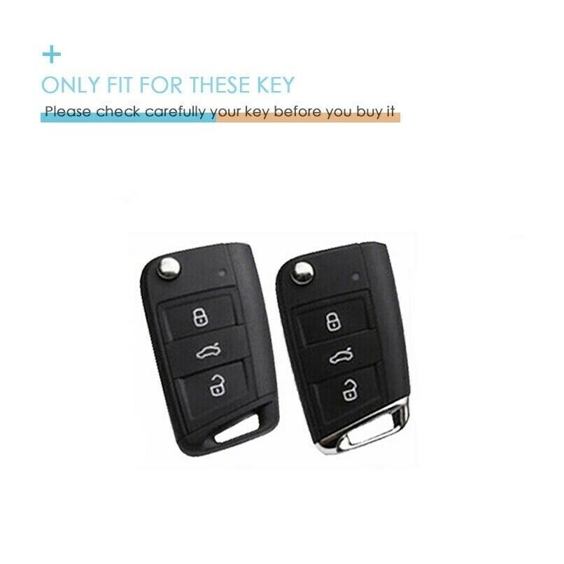 New TPU Car Key Case Cover For VW Volkswagen Golf 7 GTI R MK7 Tiguan ...