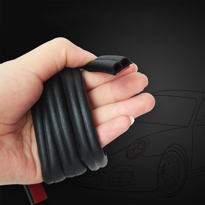 4m B P Z D Shape Type Car Door Seal Strip Epdm Rubber Noise Insulation