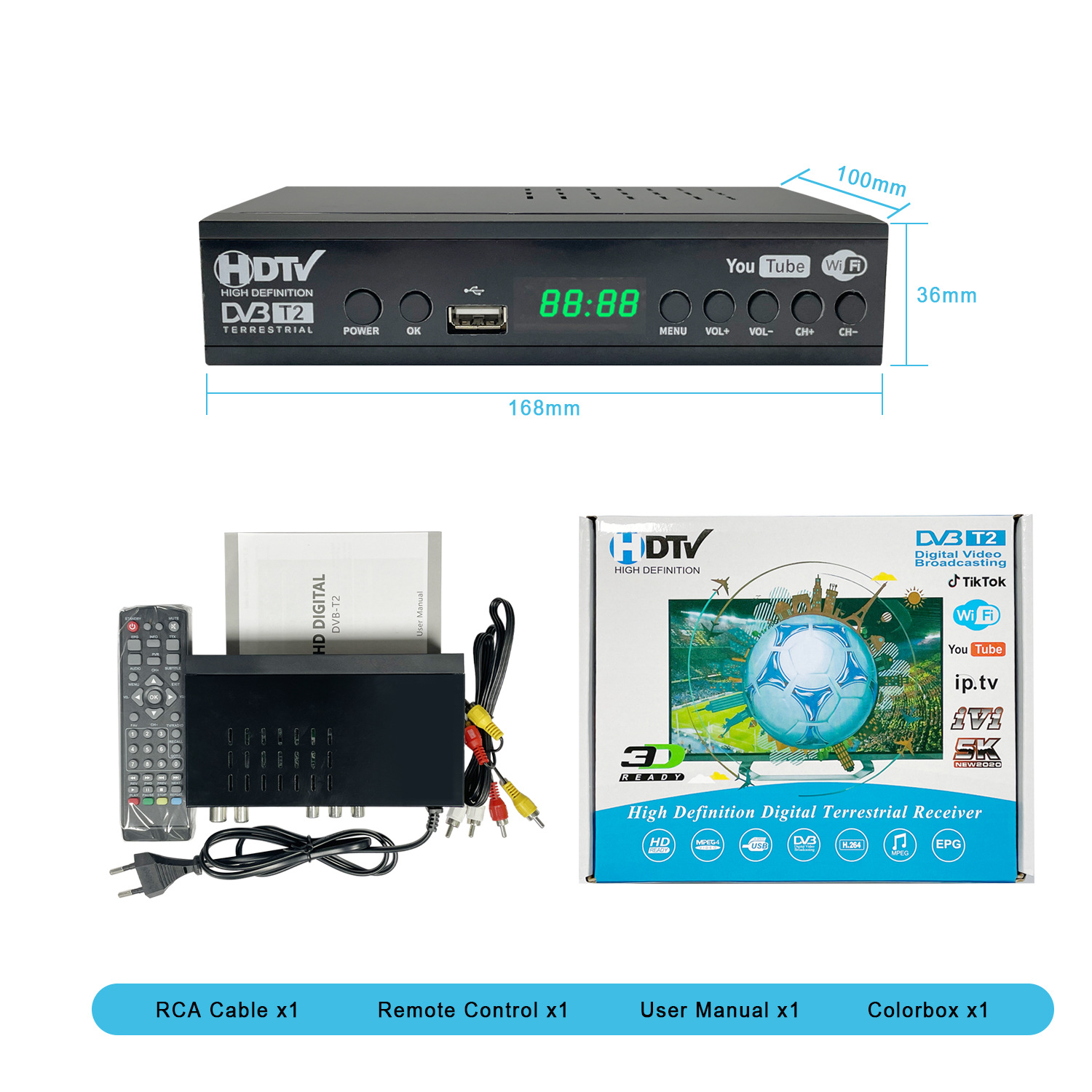 24H Shipping กล่อง psi ตัวใหม่ DVB T2 กล่อง ดิจิตอล tv กล่องทีวี ...