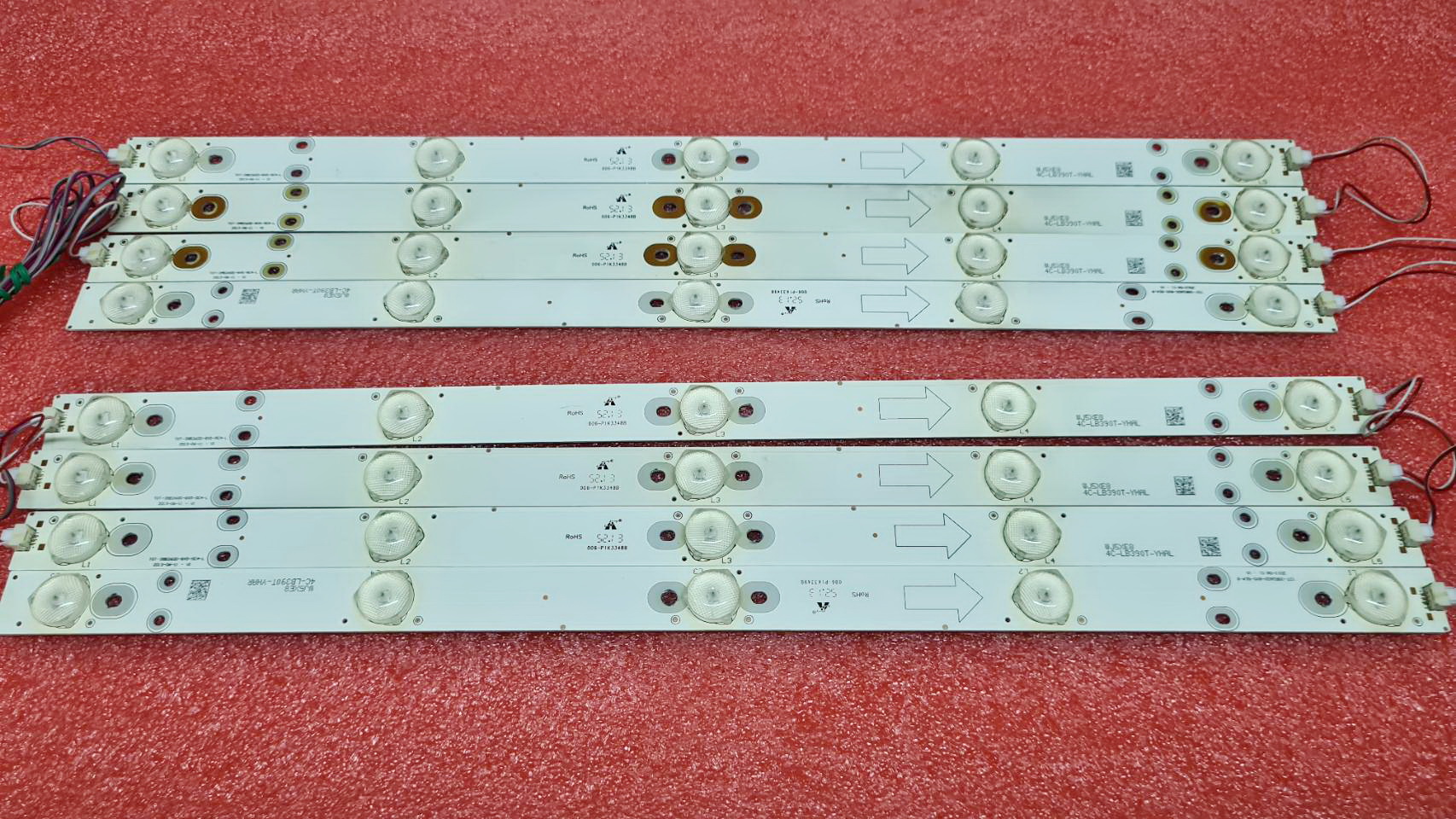 หลอดไฟ LED BACKLIGHT TCL (ทีซีแอล) รุ่น LED40B2600 ความยาวแต่ละแถว 42 ...