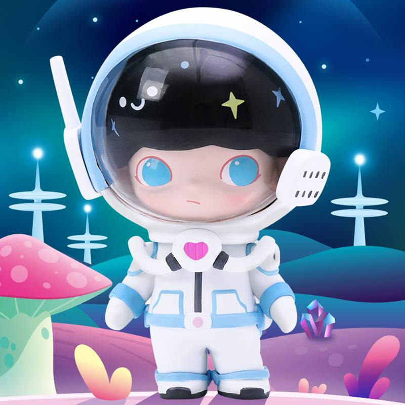【Genuine】Popmart DIMOO Space Travel Series Clear Figure | Lazada.co.th