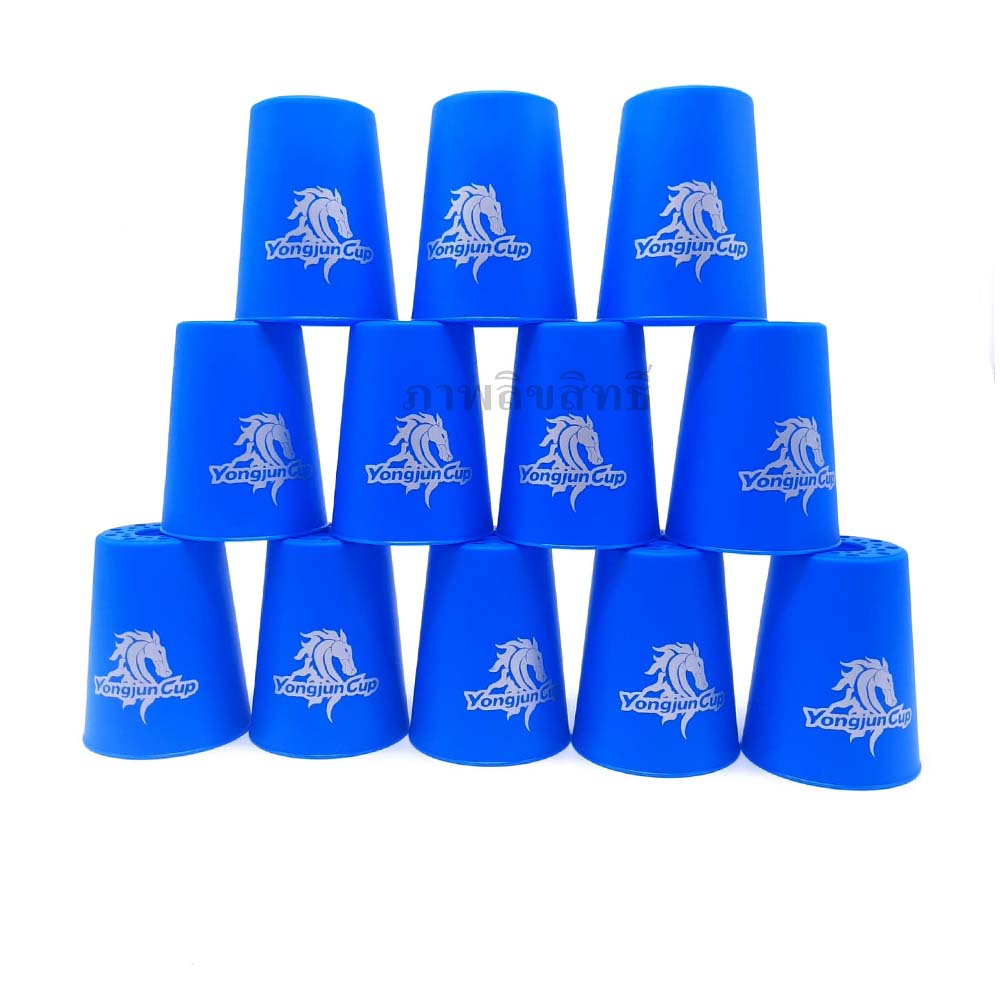 แก้วสแต็ค YJ Speed Stack Cups Set 12 Pcs Family Sport Game Stacking ...