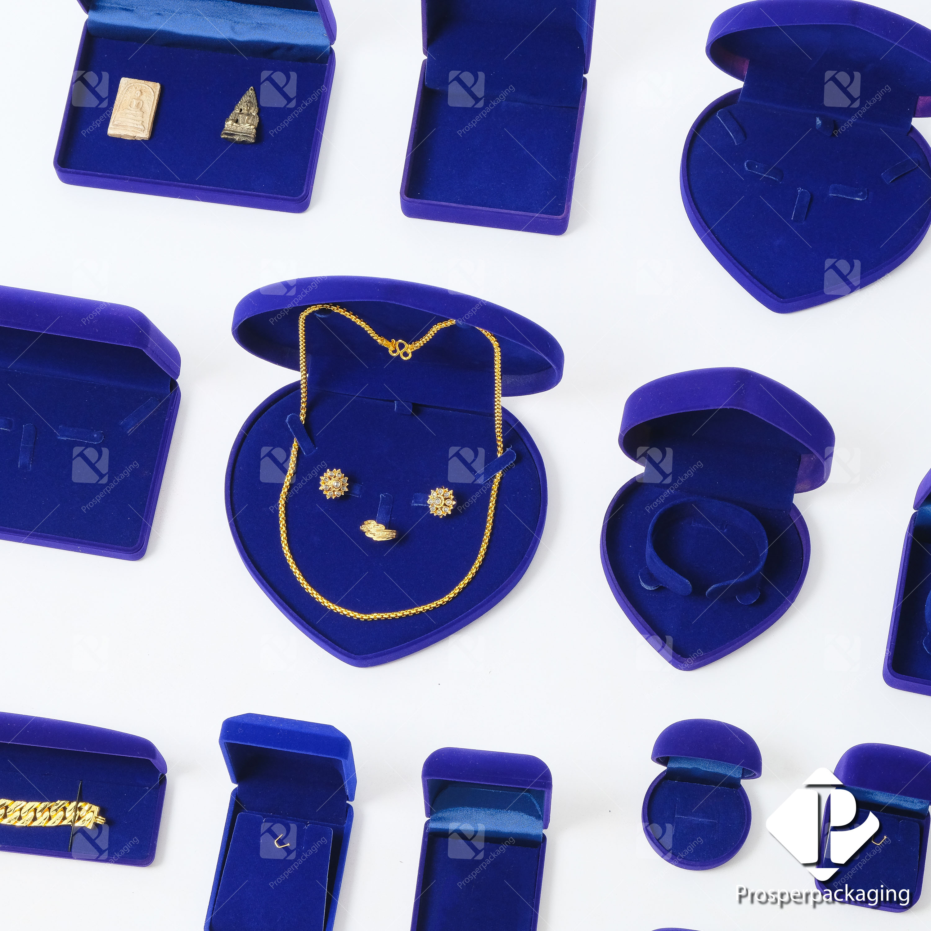 กล่องใส่เครื่องประดับ กล่องของขวัญ ของชำร่วย กล่องกำมะหยี่ หลายแบบให้ ...