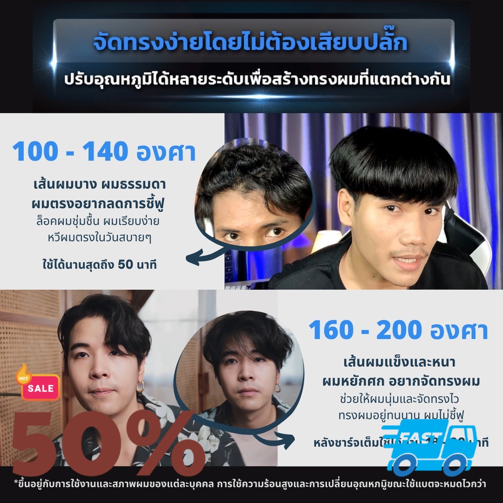 เครื่องม้วนผม[พร้อมส่ง] FUTURE LAB Nion2 หวีแปรงไดร์ไอออนน้ำ รุ่นอัพเกรด!! ใหม่ล่าสุด!! ส่งไว ...