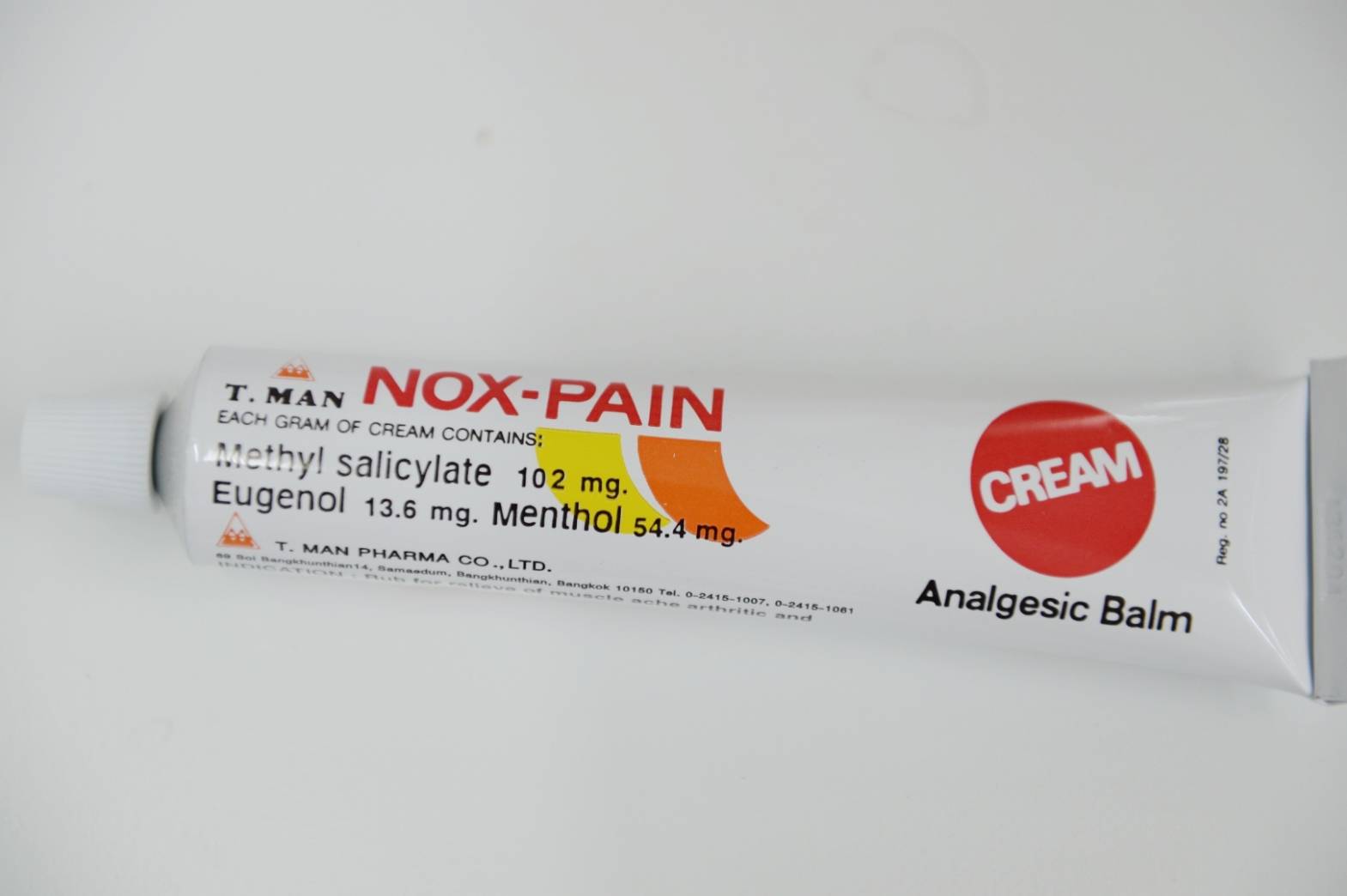 NOX-PAIN Cream 50g น๊อก-เพน ครีมบรรเทาปวดเมื่อย เคล็ด ขัดยอก **ส่ง ...