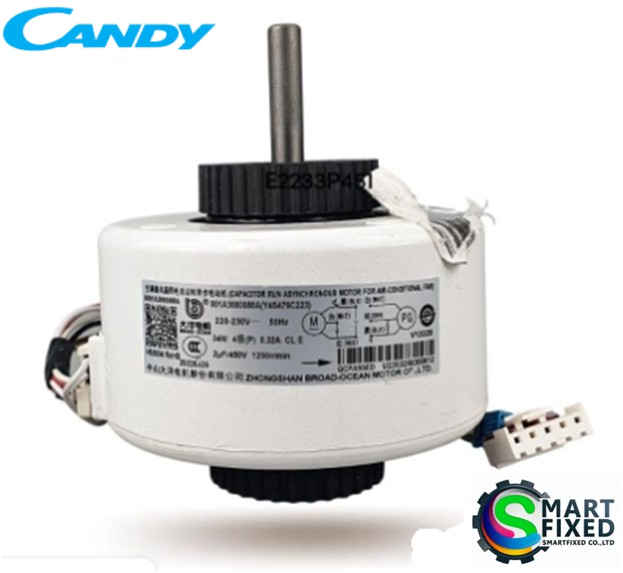 มอเตอร์คอยเย็นอะไหล่แอรืแคนดี้/Motor/Candy/CandyA001A3000088A/อะไหล่แท้ ...