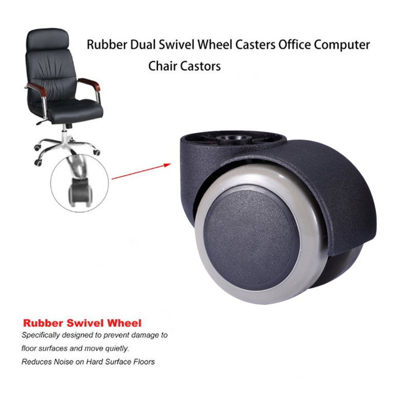Universal Office Chair Wheel Embed Type Caster 2 inch 50KG Heavy Duty ...