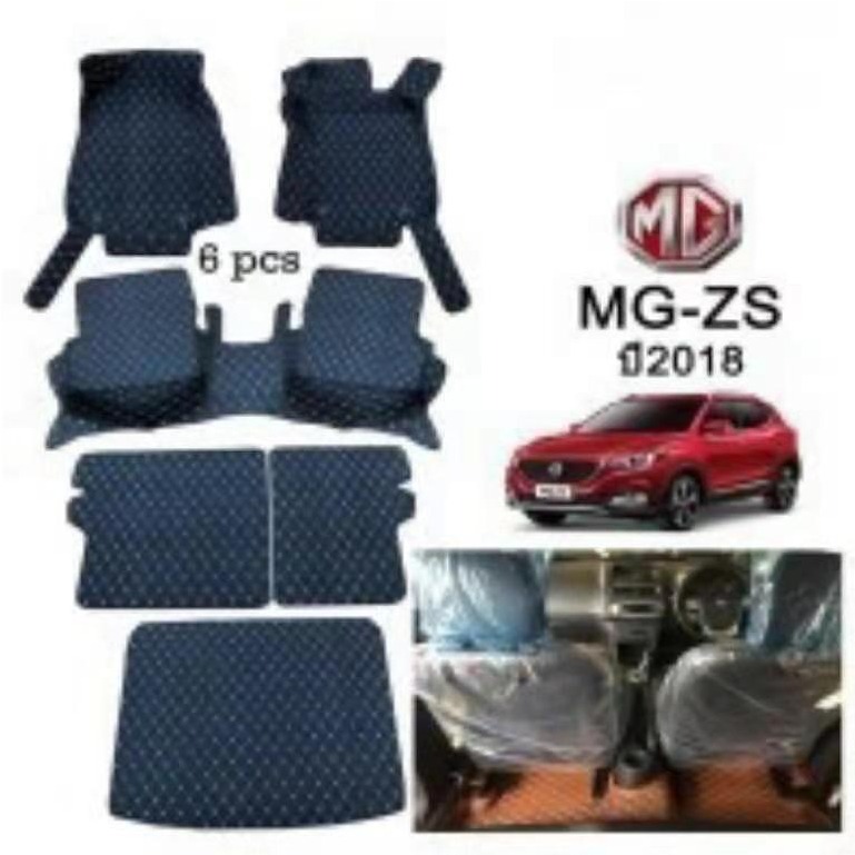 Aimee shop พรมปูพื้นเข้ารูปรถยนต์ 6D พรมปูพื้นรถยนต์ พรมรถยนต์ สำหรับ MG ZS ZS-EV 2017-2021 รับ ...