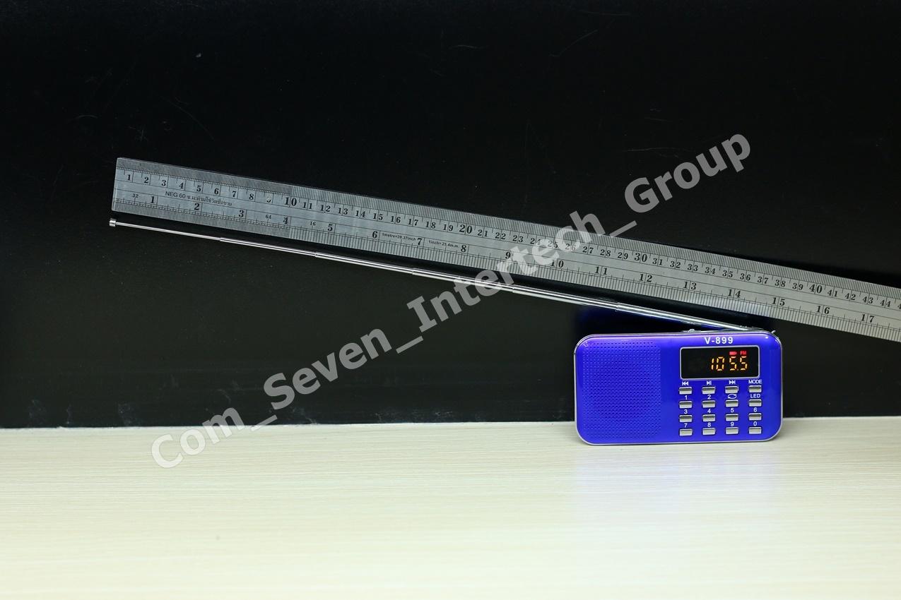 ลำโพงวิทยุพกพา ลำโพง Mp3 อ่านUSBได้/อ่านMicro SD Cardได้ รุ่น V-899 - Com_Seven_Intertech_Group ...