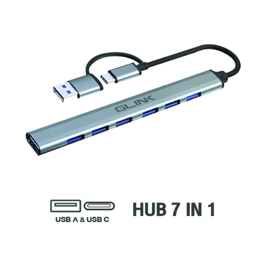 GLINK GL-038 7in1 USB HUB ฮับ | Lazada.co.th