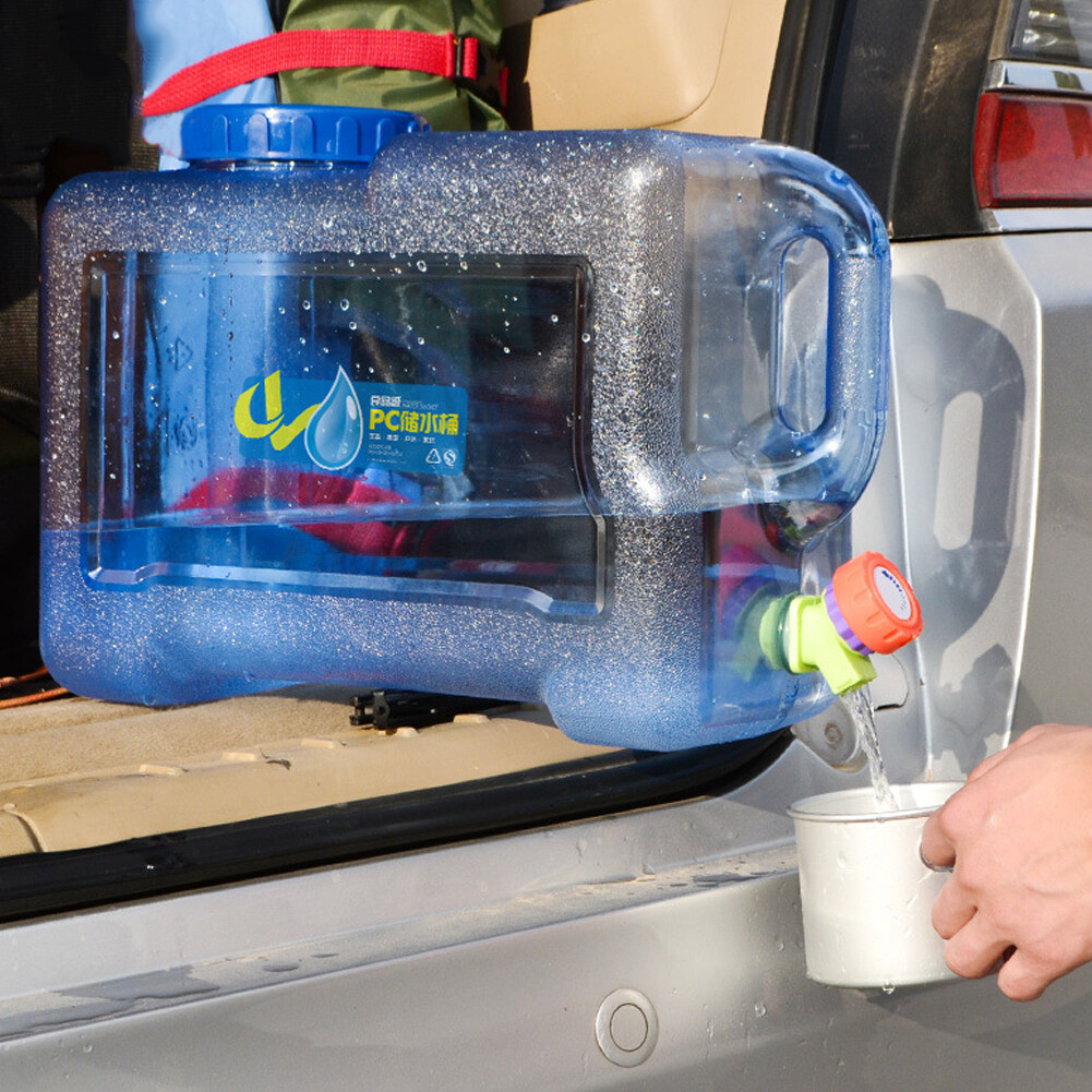 12L Portable Outdoor Water Bucket Barrel Camping Picnic Hiking Car ...