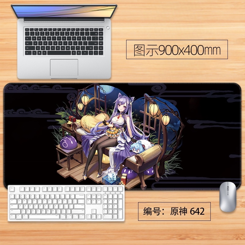 ☎ Shen He Albedo Shenhe Eula Genshin Impact mouse pad table mat Ganyu ...