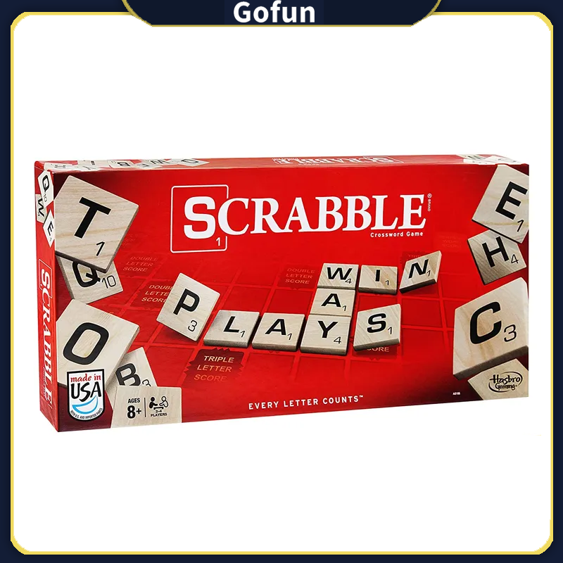 Scrabble Board Game Challenge Word Game Family Gathering Friends Party ...