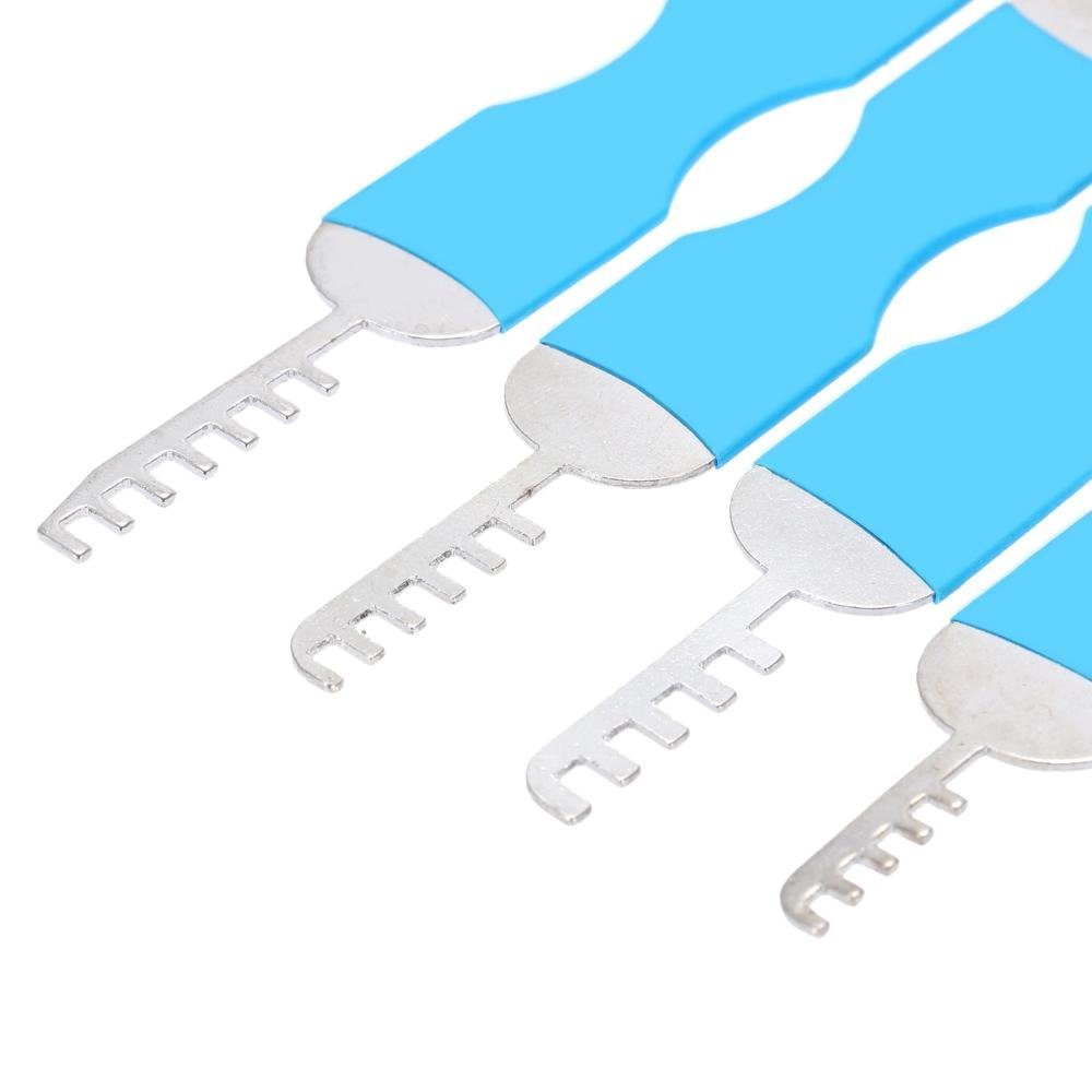7pcs Stainless Steel Comb Picks Lock Opener Locksmith Tools - SENT ...