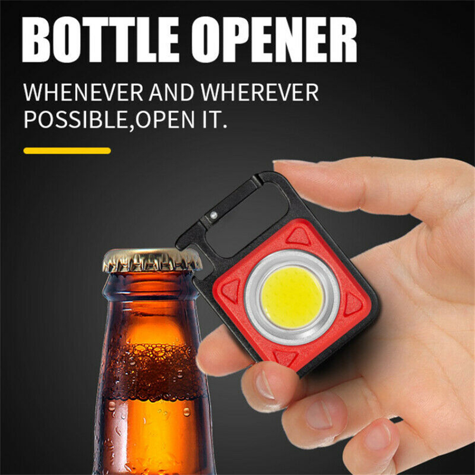 Mini LED FlashLight Pocket Clip Camping Outdoor Work Lamp Flashlight ...