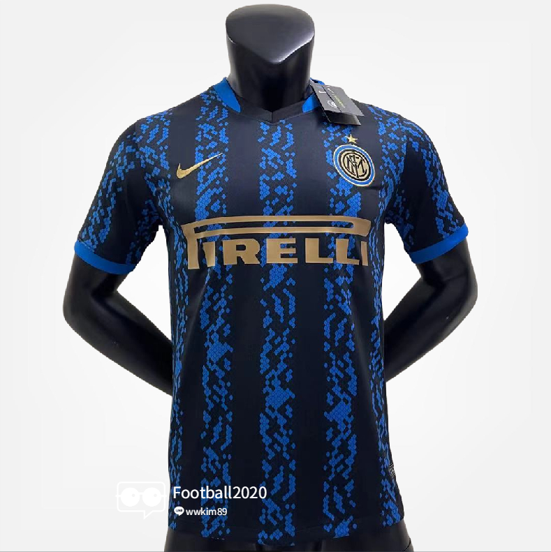 21-22 Inter Milan Football Training Clothes Short Sleeve T-Shirt Inter ...