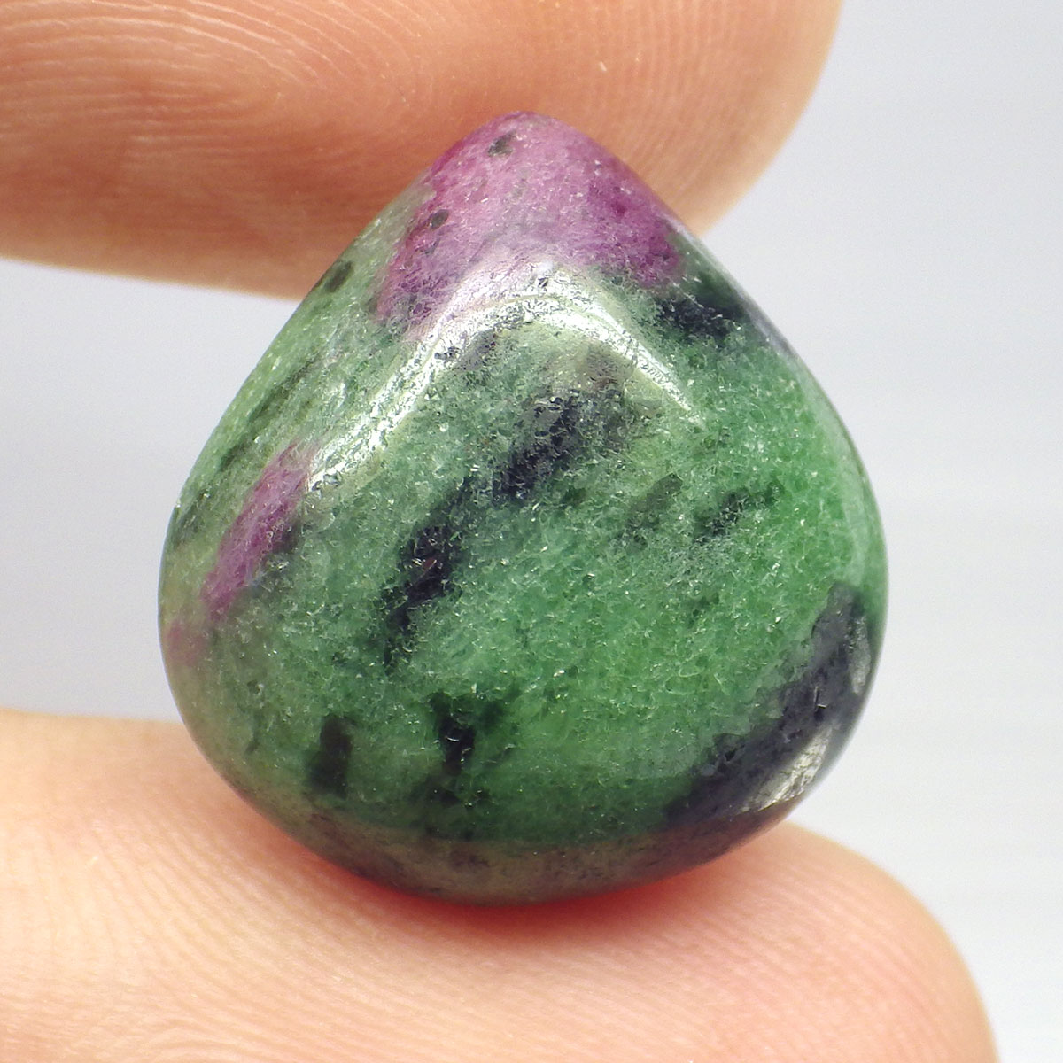 พลอย ซอยไซต์ ธรรมชาติ ดิบ แท้ ( Unheated Natural Ruby Zoisite ) น้ำหนัก 14.50 กะรัต - Metee G ...