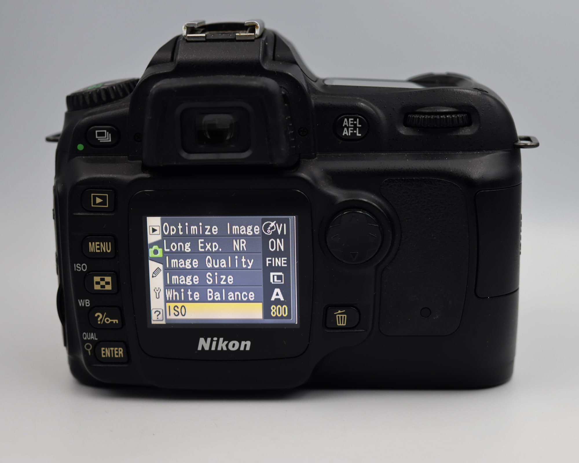 Nikon D50 Digital SLR Camera - Black Body DSLR DX Format CCD image ...