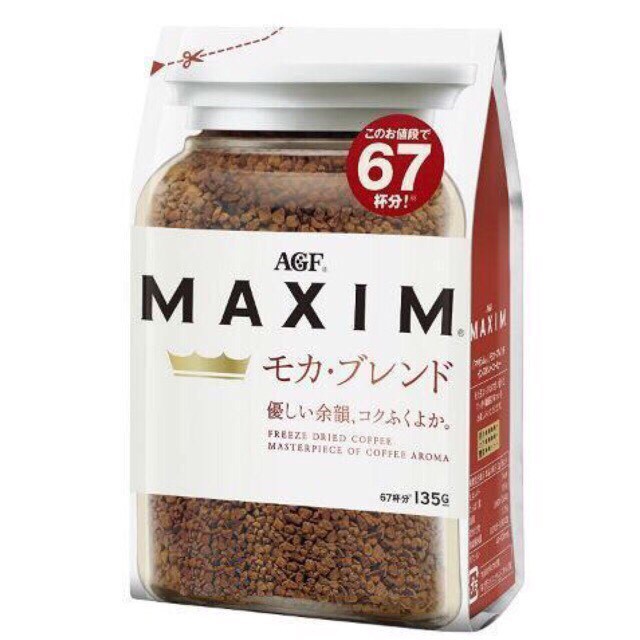 กาแฟ AGF MAXIM refill 135g สีขาว(67) กาแฟ Maxim Coffee แม็กซิม รีฟิว หมดอายุ 2021 - Gimyong by ...
