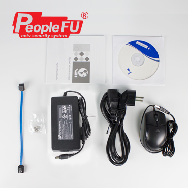 People Fu เครื่องบันทึก DVR 4 ช่อง รุ่น Fu HDTVI 8004 F1-S3-P 4CH ...