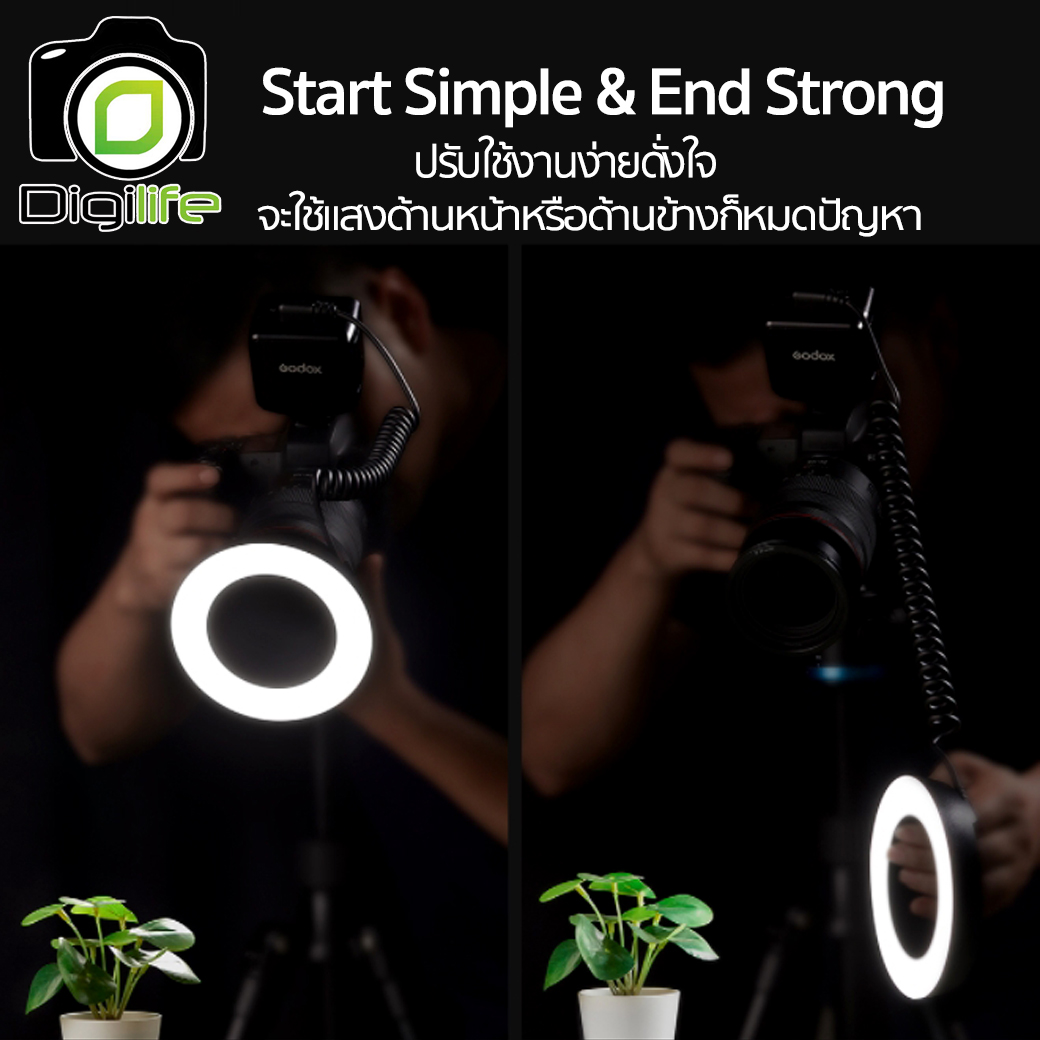 Godox LED Ring72 Macro Ring Light 8W 5600K ไฟถ่ายสินค้า ไฟมาโคร - รับ ...