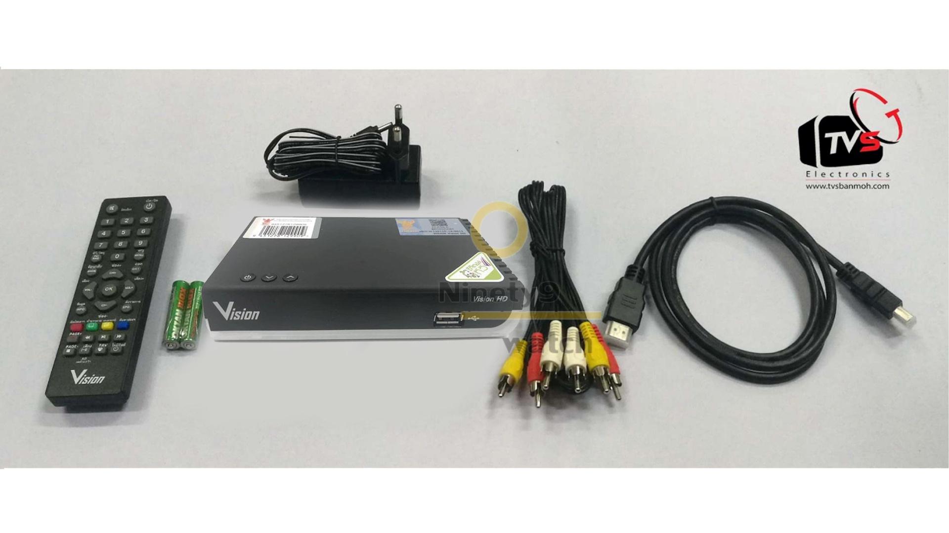 กล่อง Createch Digital TV รุ่น CT-1 + เสาอากาศ U5E ครบชุด พร้อมสาย 30 เมตร รับประกัน 1ปี ...