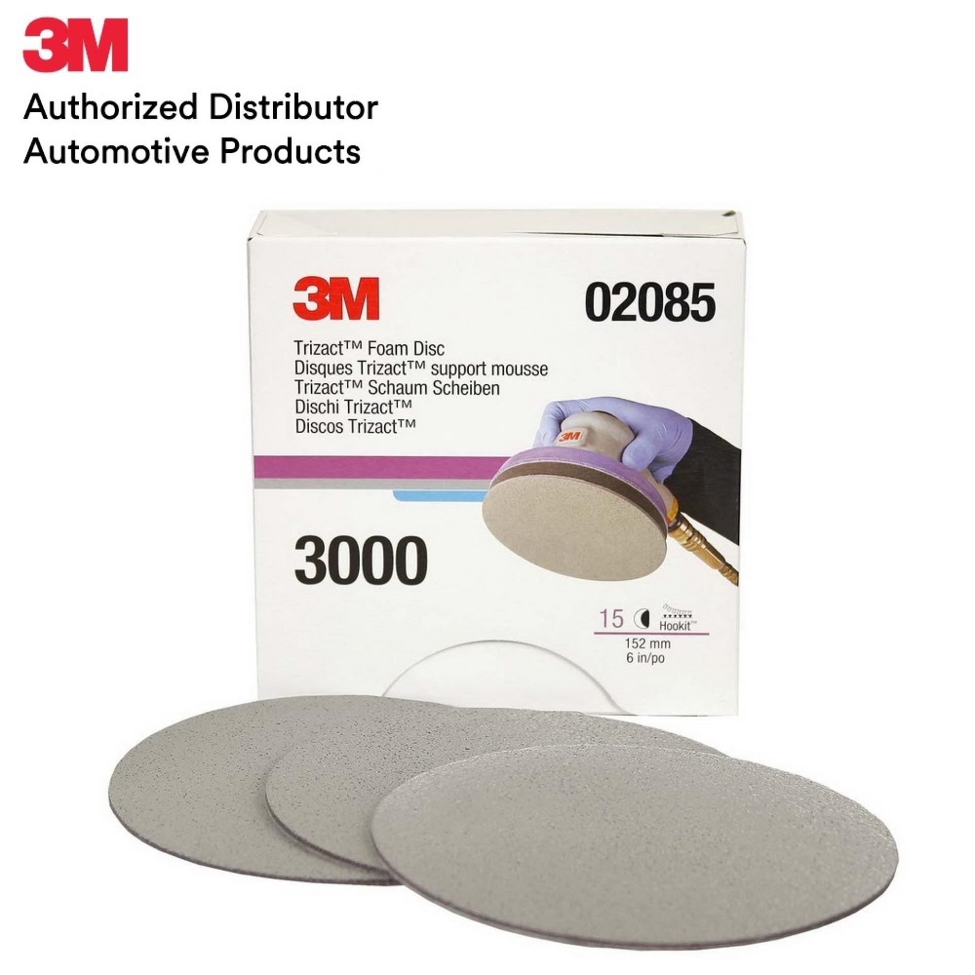 3M™ Trizact™ Hookit™ Foam Abrasive Disc 02085, P3000 (15 PADS) 6นิ้ว ...