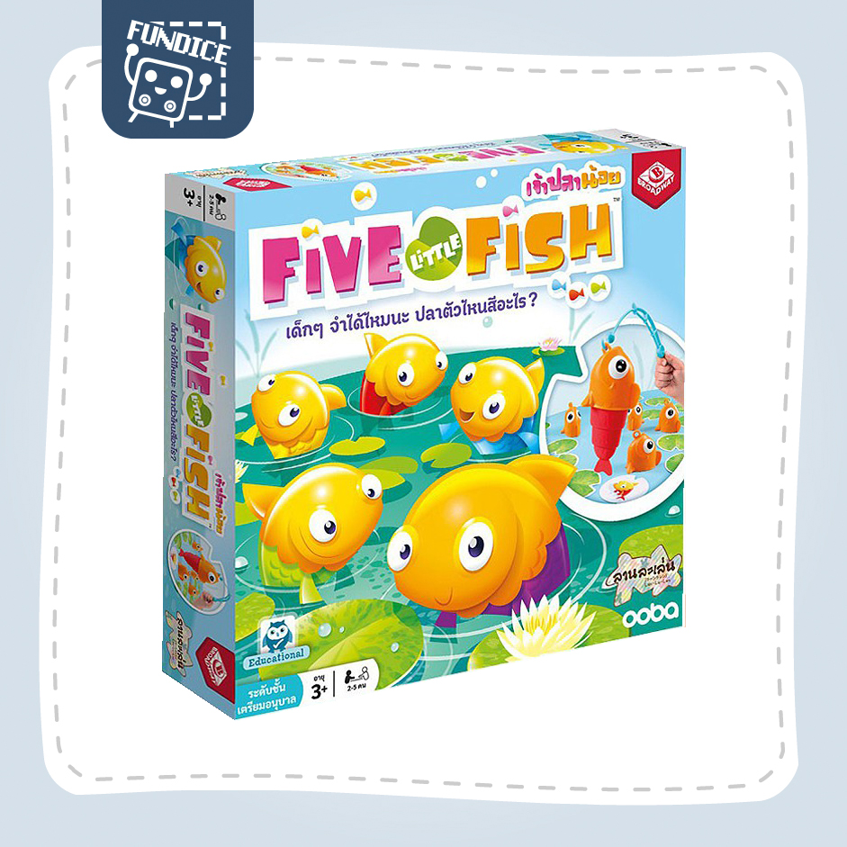 Fun Dice: เจ้าปลาน้อย (Five Little Fish) Board Game (Lanlalen) - Fun ...