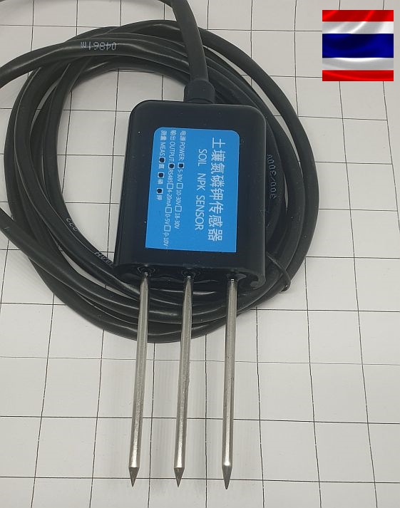 เซนเซอร์วัด Soil NPK Sensor (Nitrogen, Phosphorous, Potassium) RS485 ...