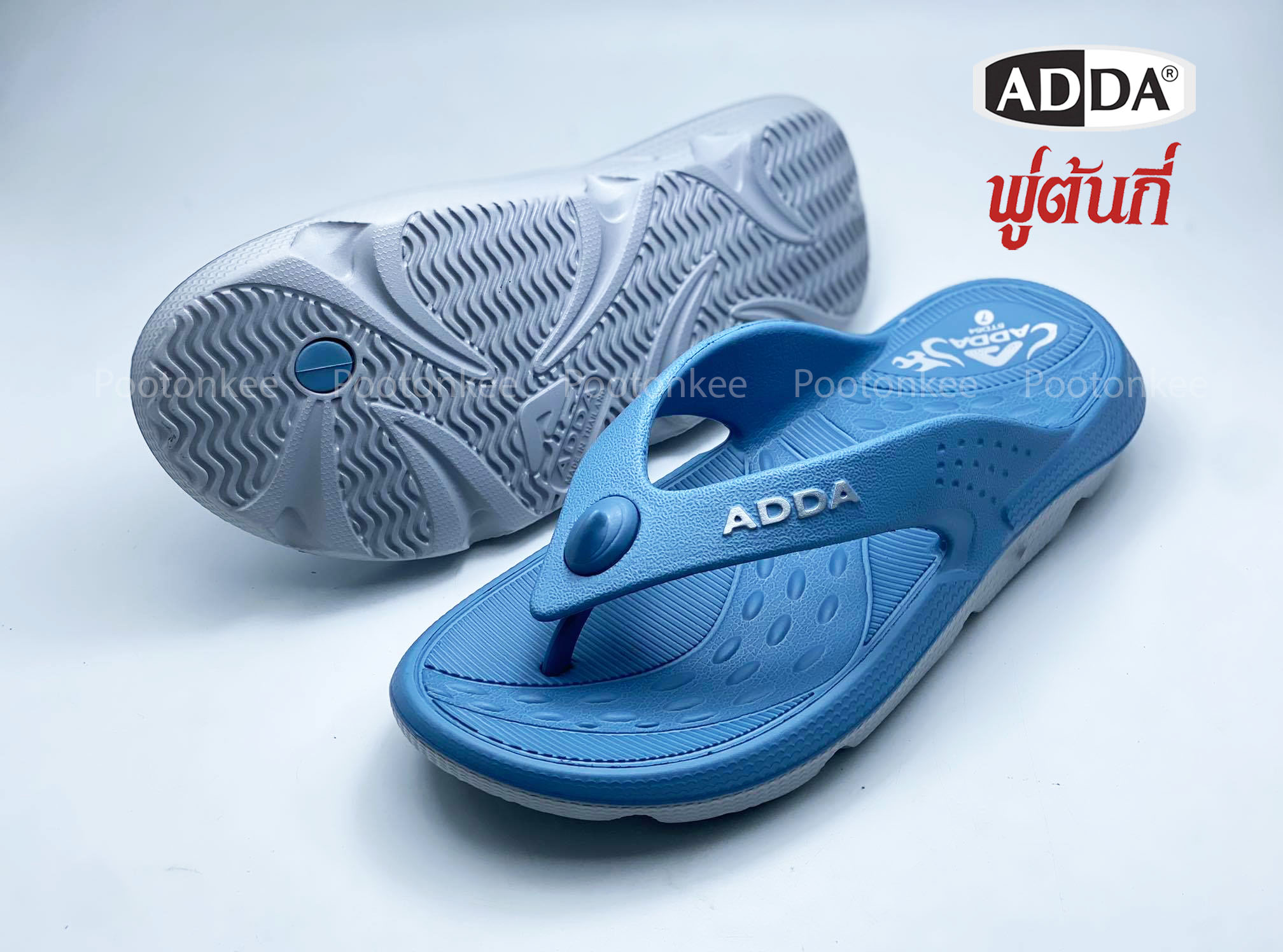 ADDA 2density รองเท้าแตะ รองเท้าลำลอง สำหรับผู้ชาย แบบหนีบ รุ่น 5TD54 ...