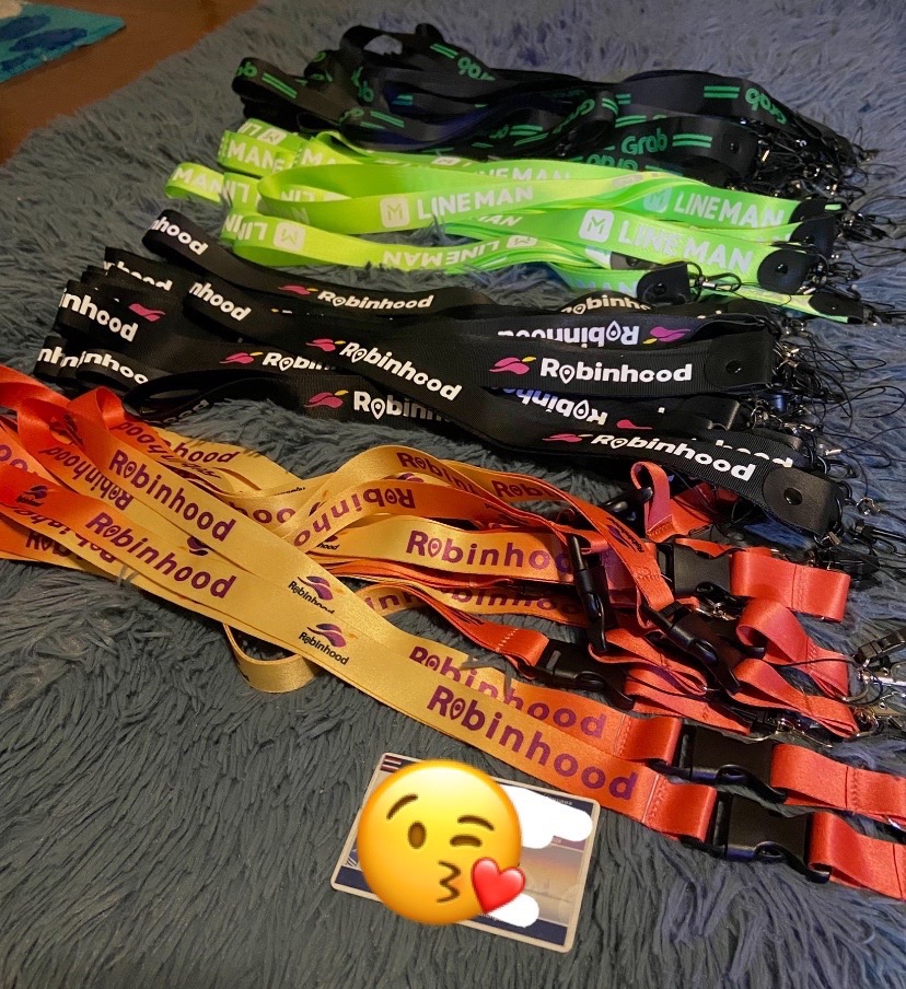 สายคล้องโทรศัพท์แอพเดลิเวอรี่/GRAB/LINEMAN/ROBINHOOD - เสี่ยบ๊อต - ThaiPick