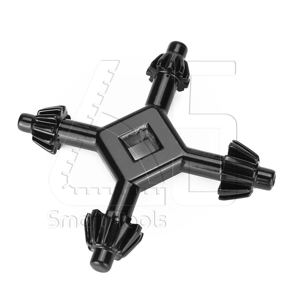 65SmartTools ดอกกุญแจจับหัวสว่าน (จำปา) 4 แฉก 4-IN-1 - 65SmartTools - ThaiPick