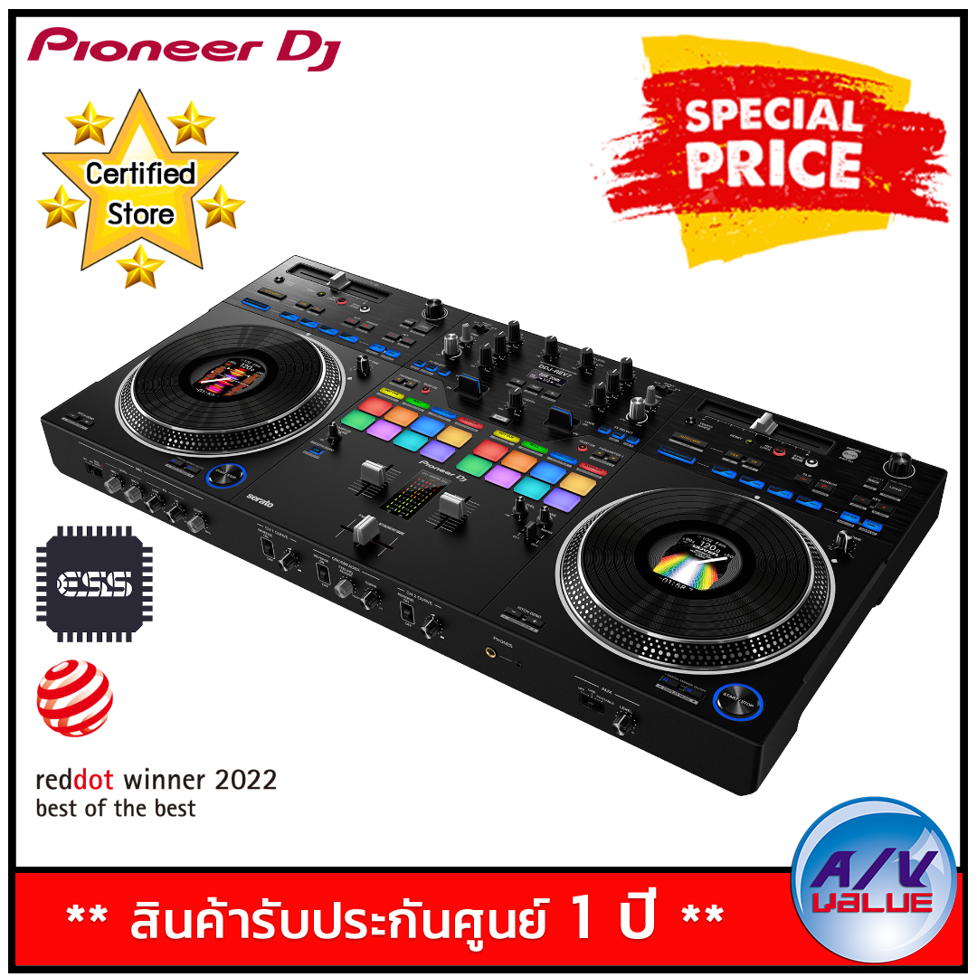 Pioneer DJ เครื่องเล่นดีเจ DDJ-REV7 Scratch-style 2-channel ...
