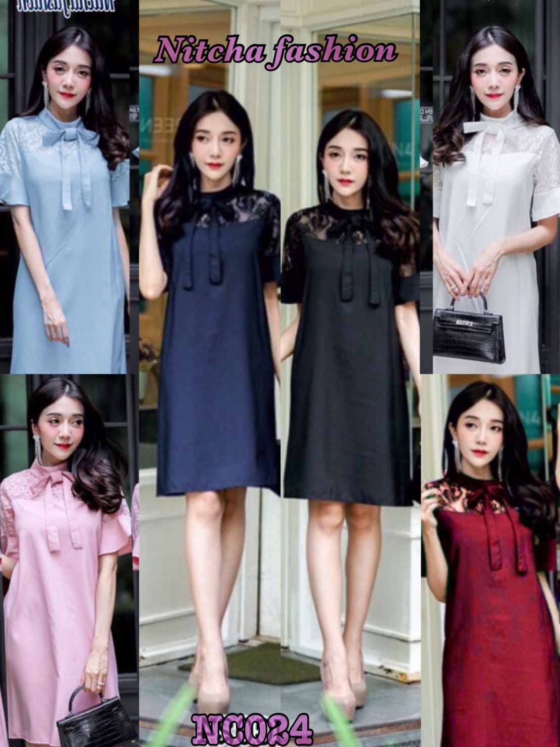 Dress for girls size plump and girls size normal model NF024 - Fashion ...