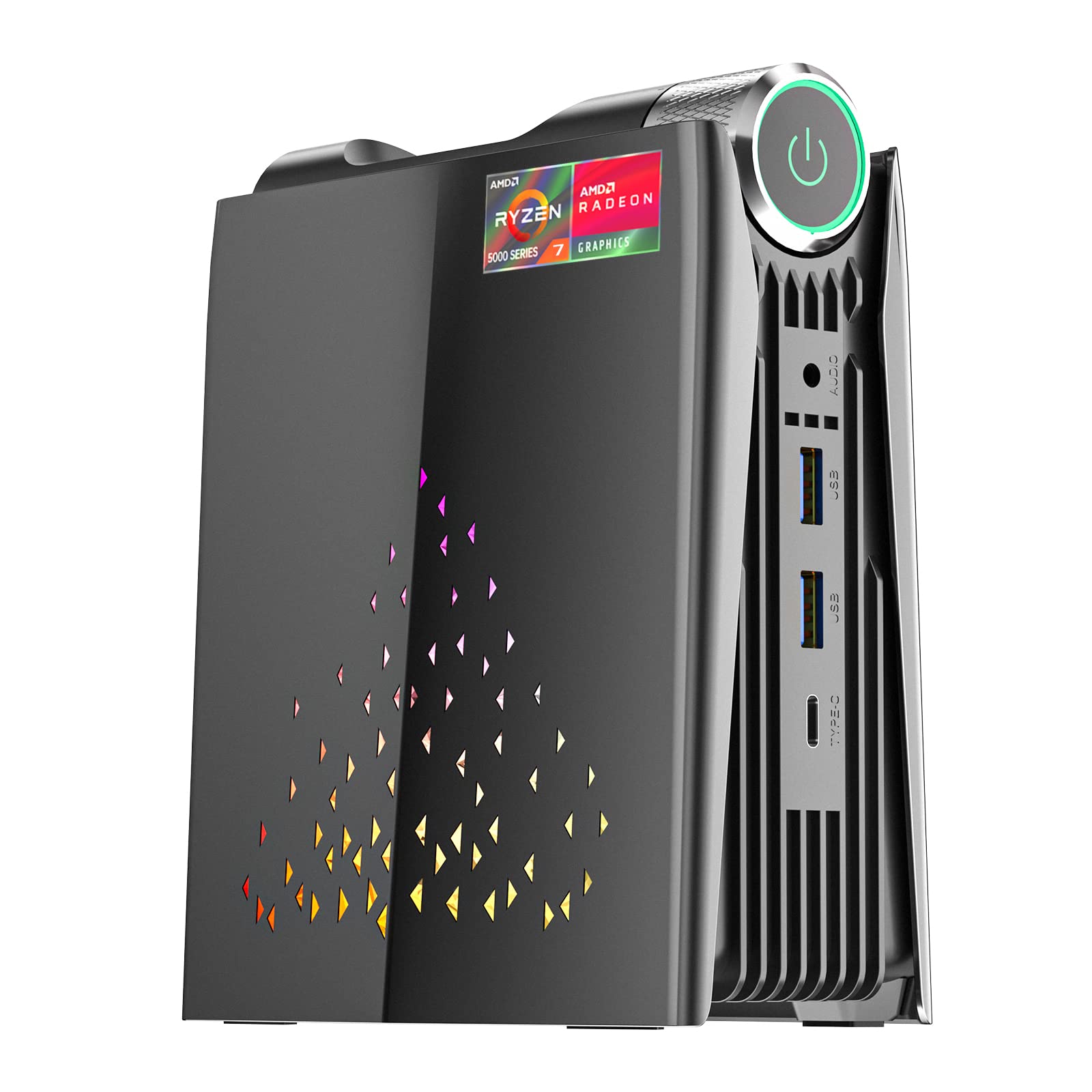 Camrui AMR5 Mini PC Gamer AMD Ryzen 7 5800U Windows 11 Pro 16GB DDR4 ...