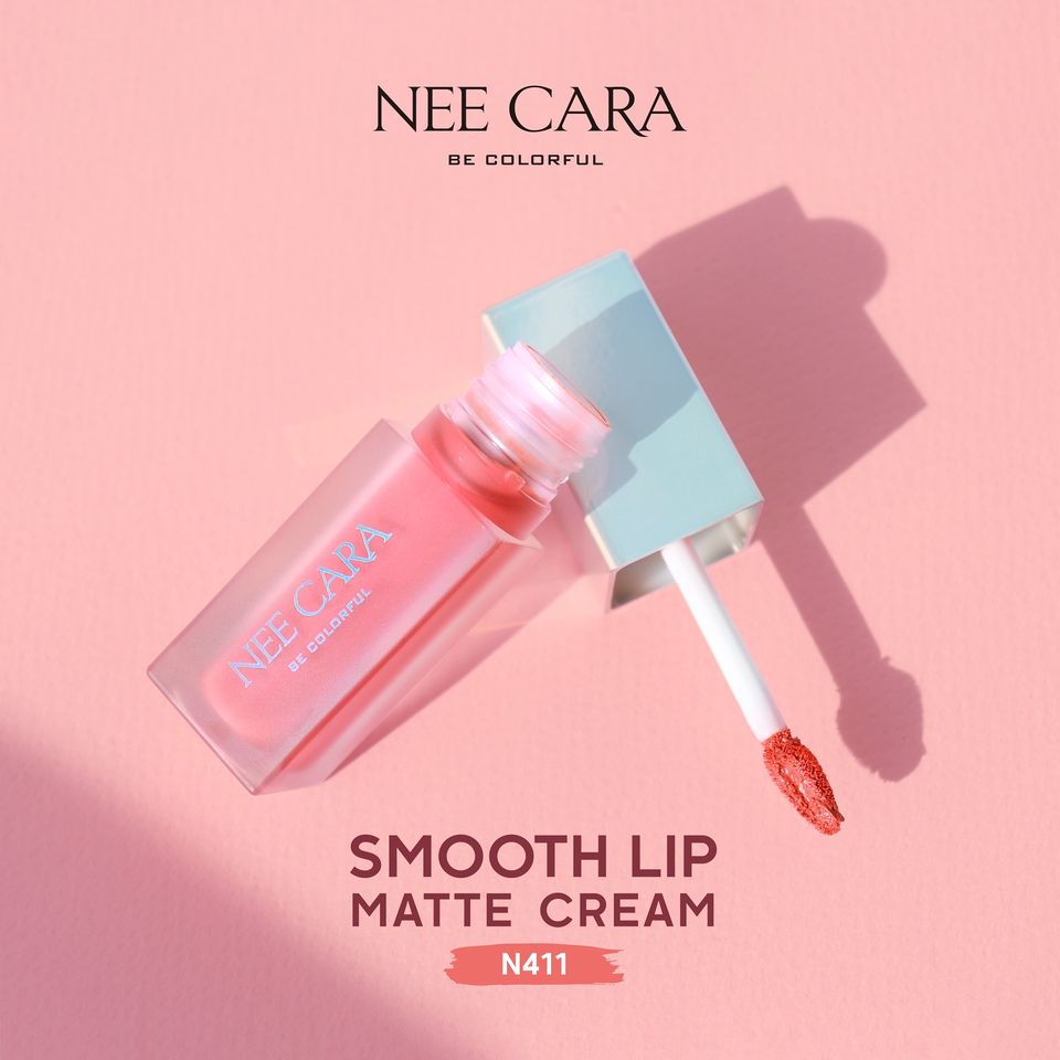 NEE CARA SMOOTH LIP MATTE CREAM (N411) : neecara นีคาร่า สมูท ลิป แมท ...