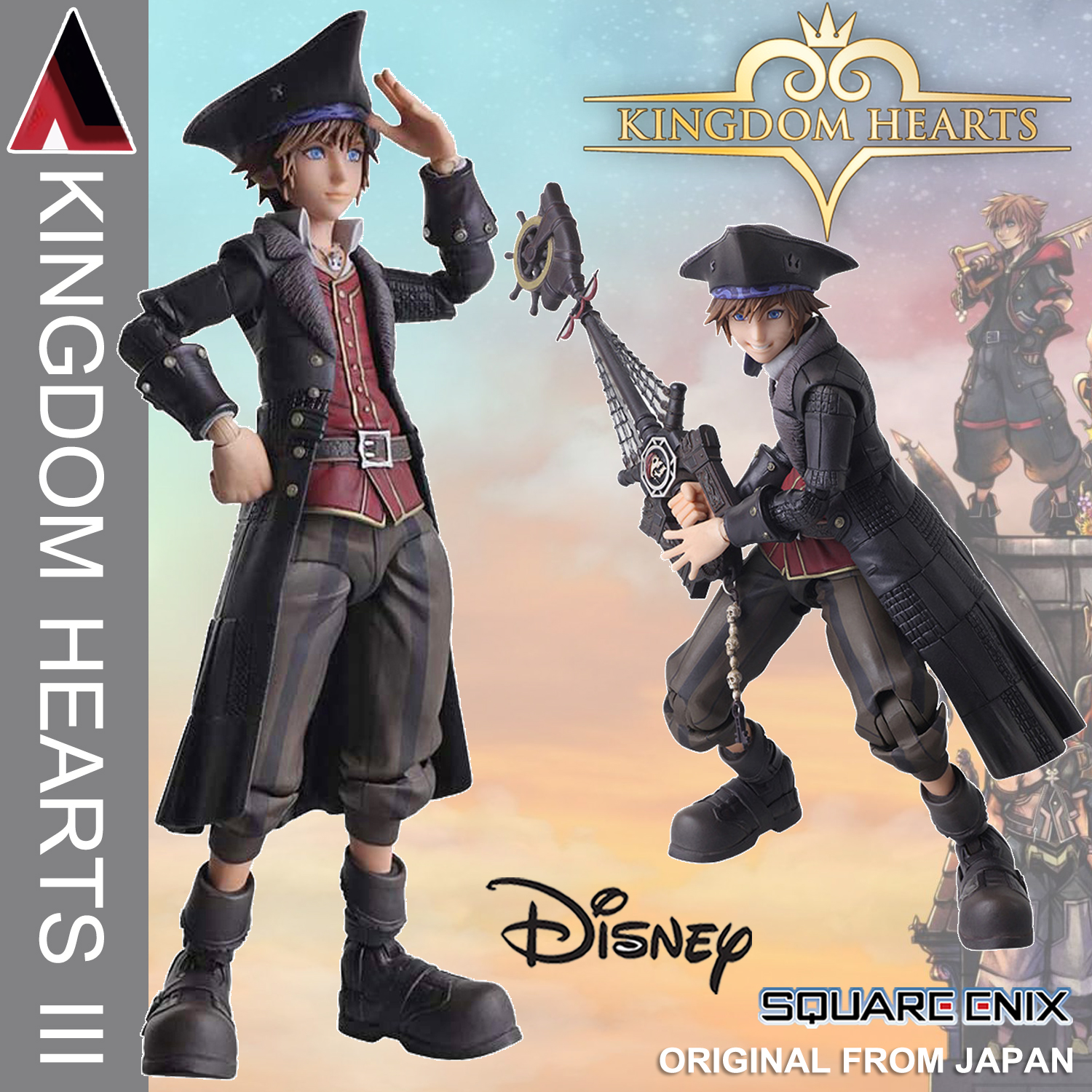 Model โมเดล ของแท้ 100% Square Enix Disney ดิสนีย์ จากเกม Kingdom ...