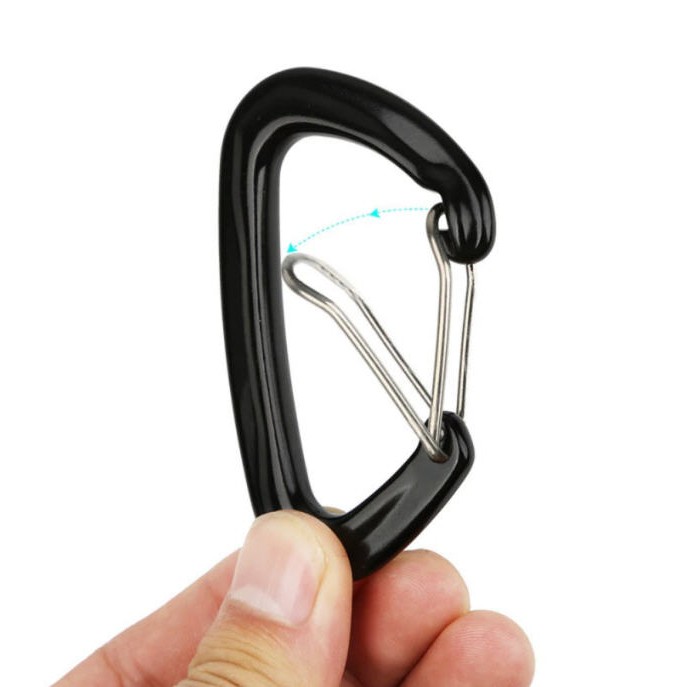 (โปรโมชั่นสุดปัง!!) Quick Draw Carabiners 12kN คาราบิเนอร์ สำหรับแขวน ...