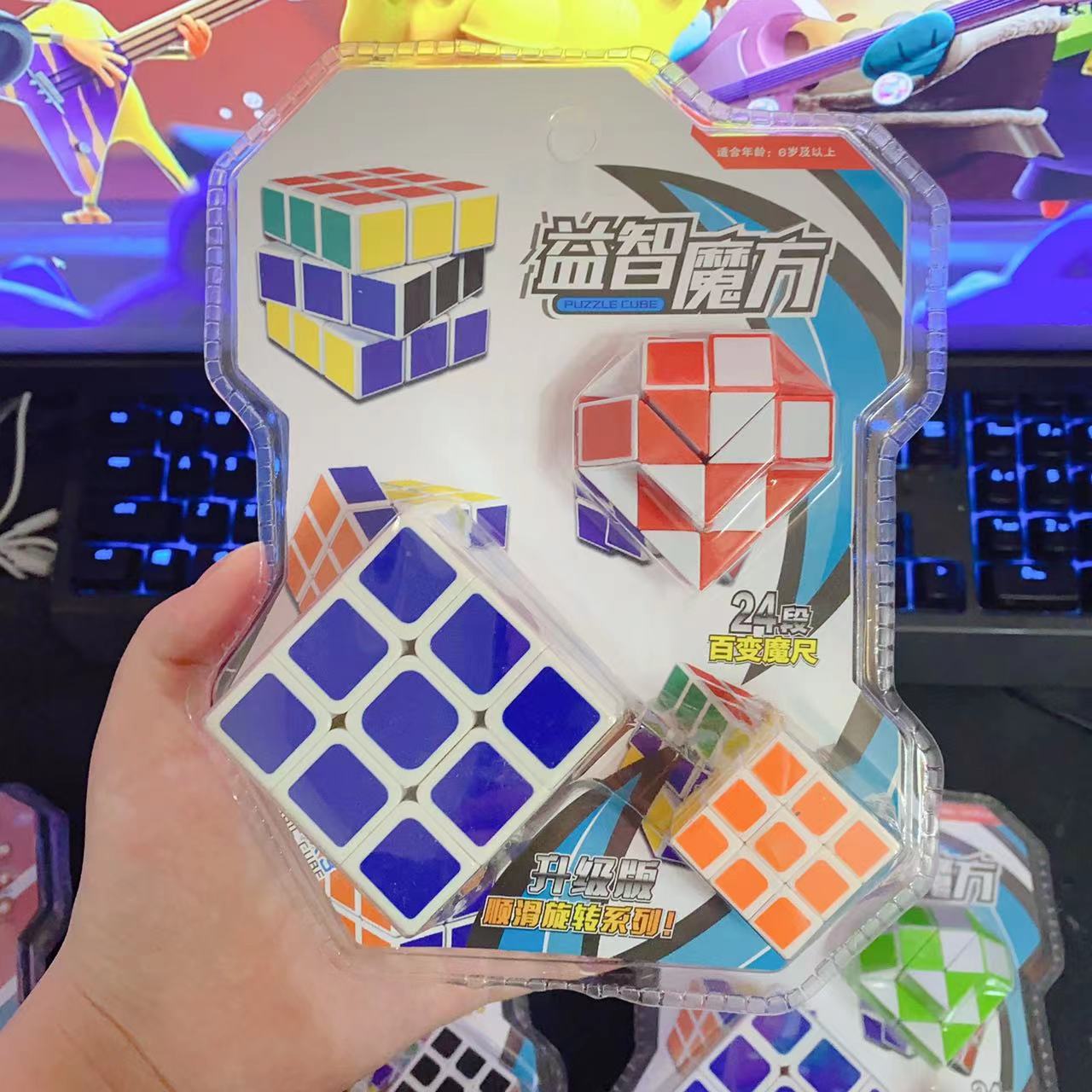 [ ของเล่นเสริมพัฒนาการ ] สีไม้บรรทัดวิเศษหลากหลาย 24 Duan Children's ...