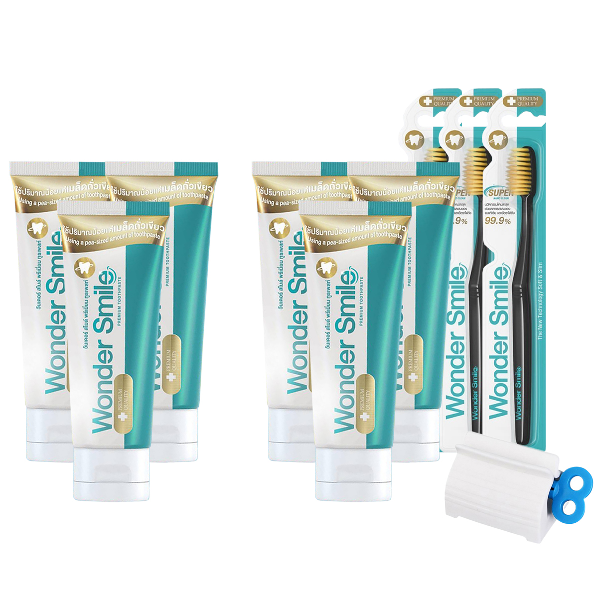 🔥 2หลอดฟรีที่รีดยาสีฟัน 🔥 Wonder smile toothpaste kid Mouth spray | วัน ...