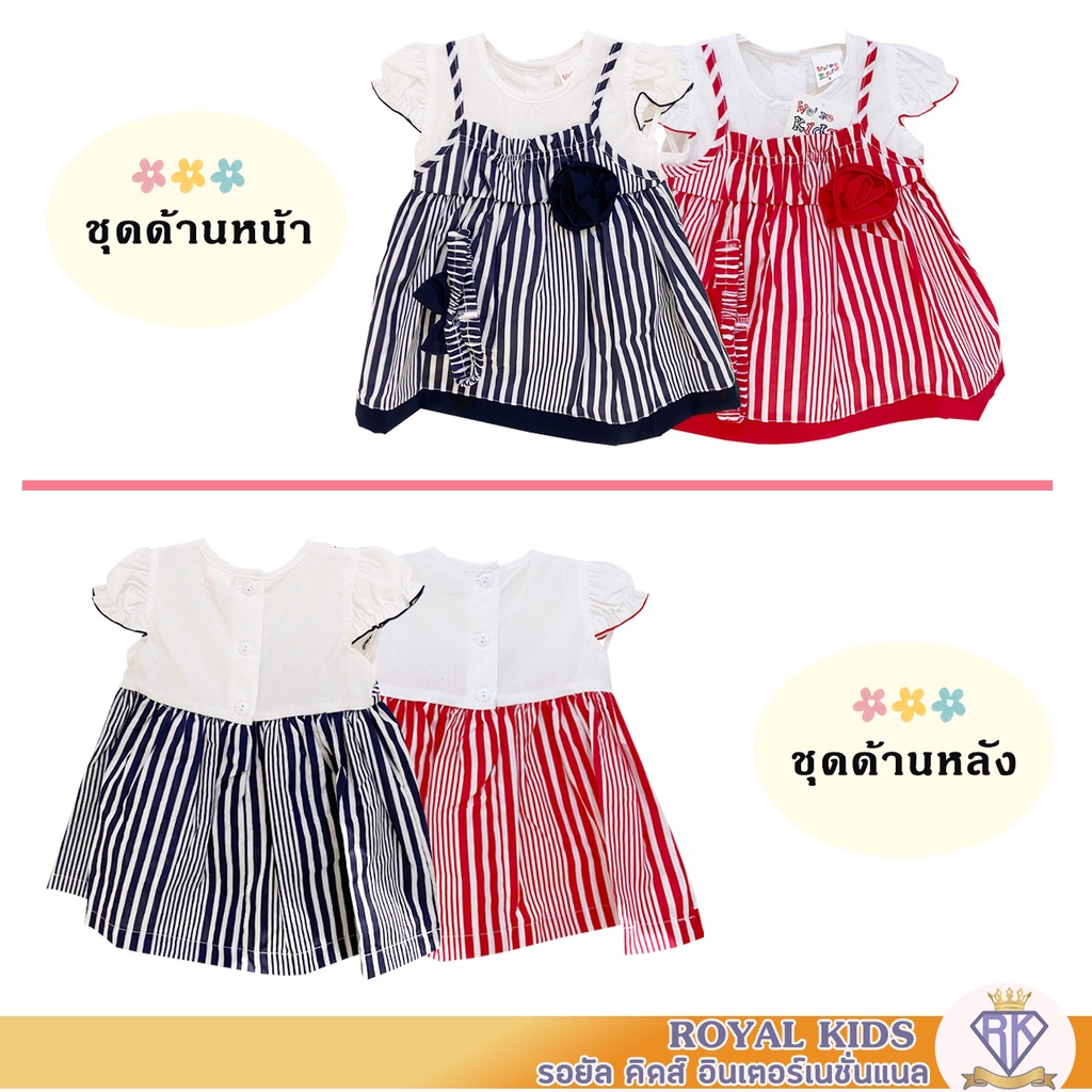 'พร้อมส่ง'S0043 เดรสเด็ก ชุดกระโปรงเด็กลายตาราง ชุดเดรสเด็กผู้หญิงแรกเกิดถึง 1 ปี กระโปรงการ ...