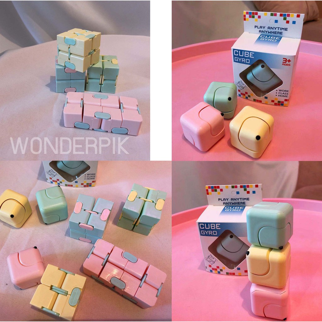 Pastel Rubik รูบิค 2x2 3x3, 4x4, 5x5, Gyro, พีระมิด ของเล่นฝึกทักษะ ...