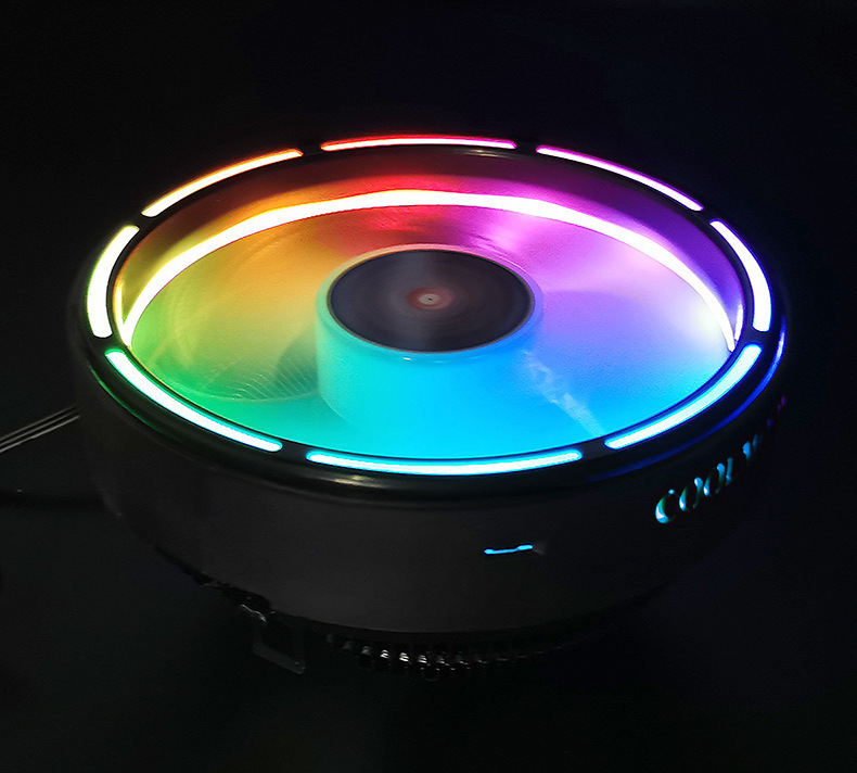 CPU HEAT SINKพัดลมระบายความร้อน CPU แบบไฟ RGB ของใหม่แถมฟรีซิลิโคนกัน ...