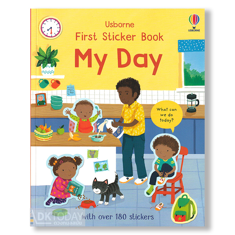 USBORNE FIRST STICKER BOOK MY DAY (AGE 3) BY DKTODAY - DKTODAY ดวงกมล ...