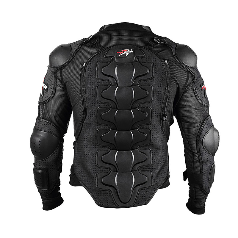 Full Body Motorcycle Armor Jacket Motocross Vest Chest Gear Parts ...