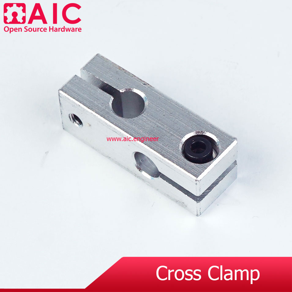 Cross Clamp ตัวยึดเพลากลมแนวขวาง ขนาด 5-20 มม. - AIC Engineer - ThaiPick