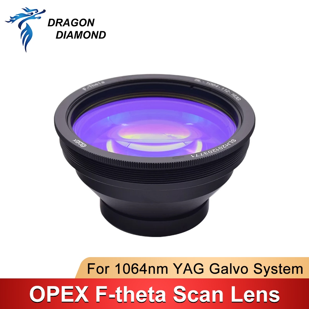 OPEX F-theta Field Scan Lens F100 F163 F258 F300 F477 For 1064nm YAG Optical Fiber Laser Marking ...